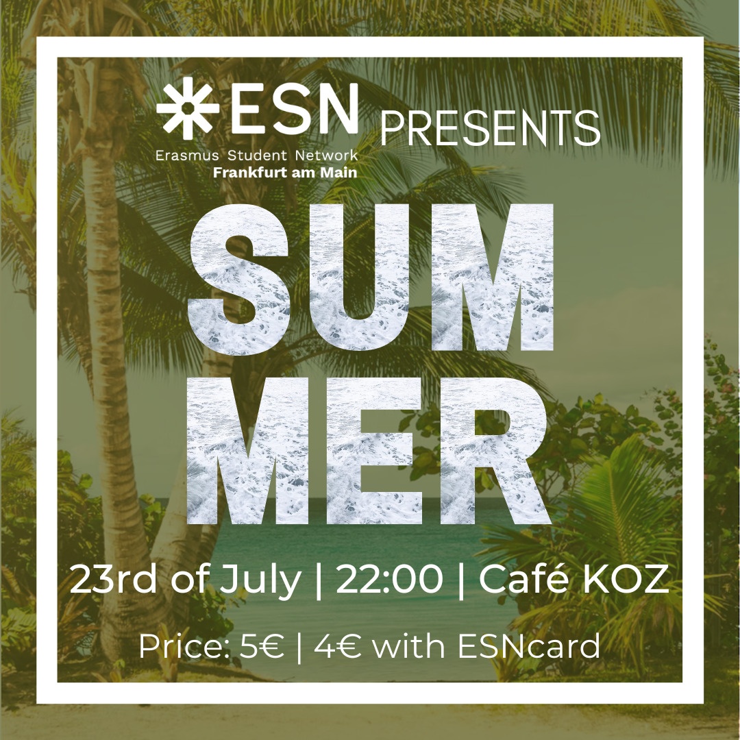ESN Frankfurt Summer Party
